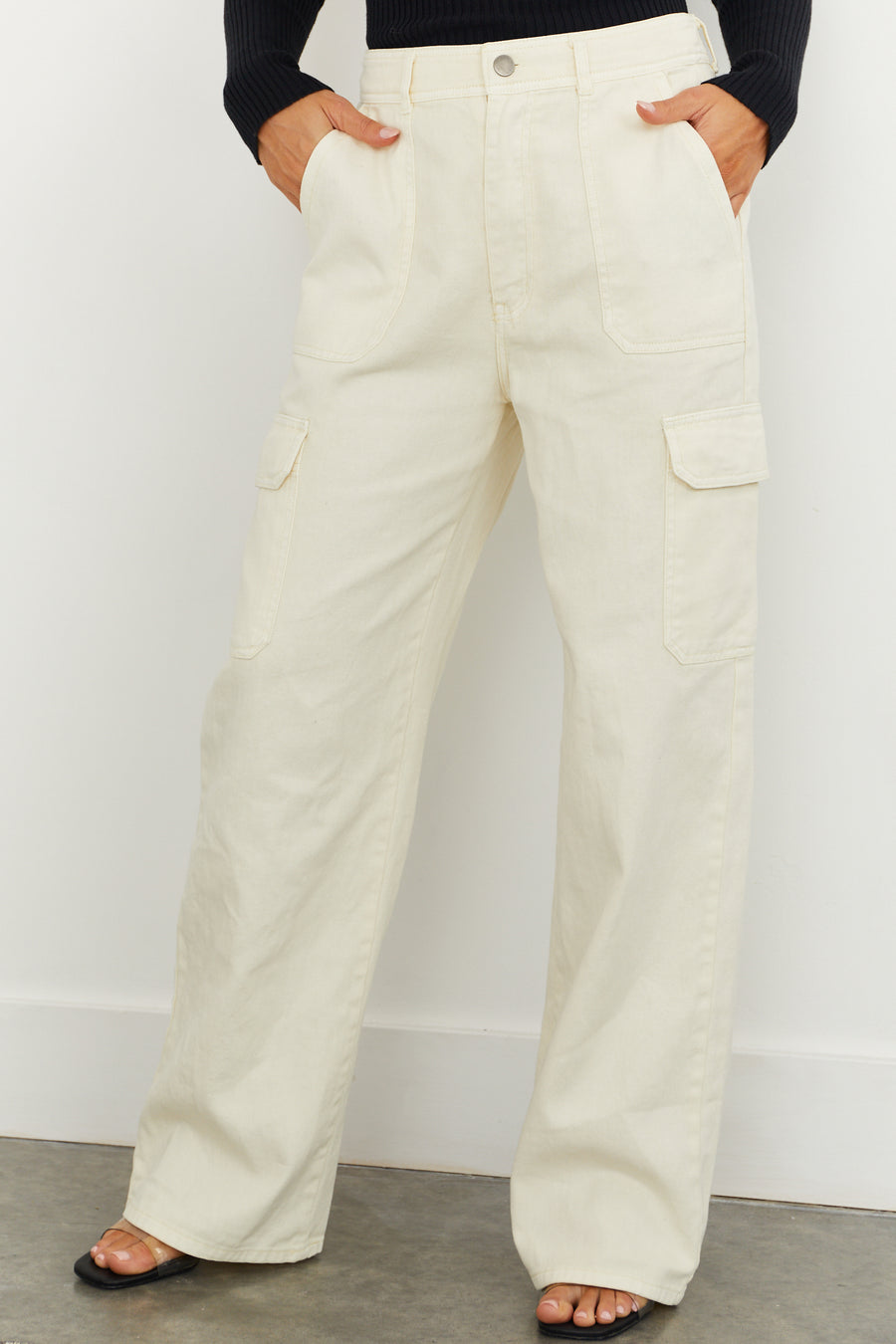 Cargo Jeans | Lime Lush