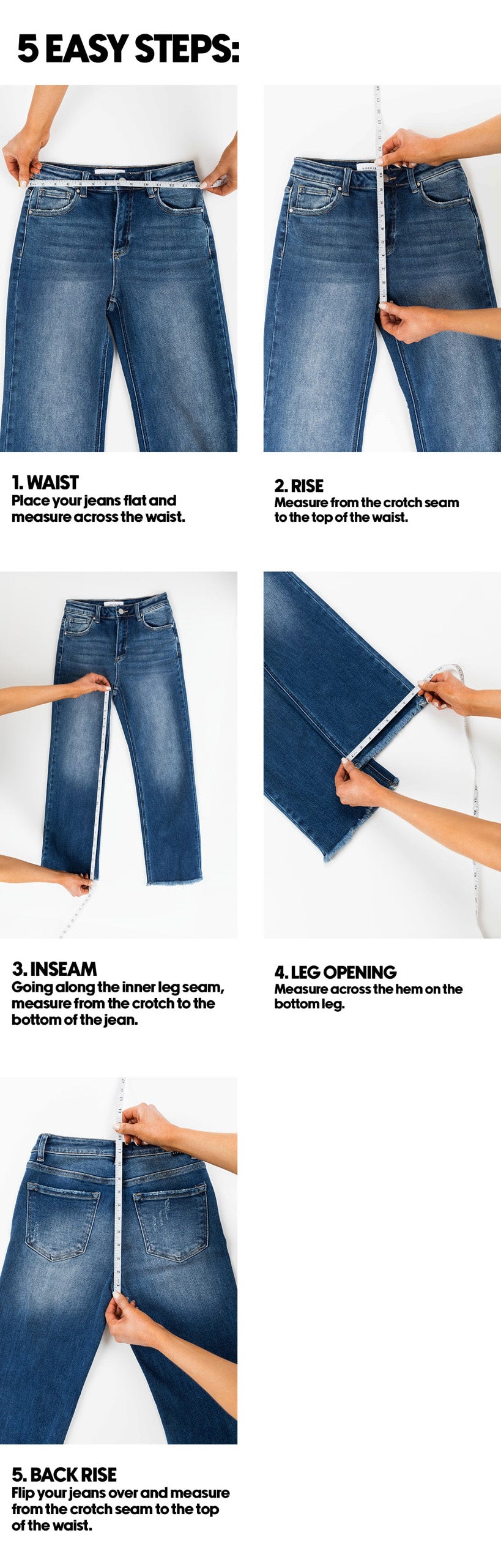 Denim Fit Guide | Lime Lush Boutique
